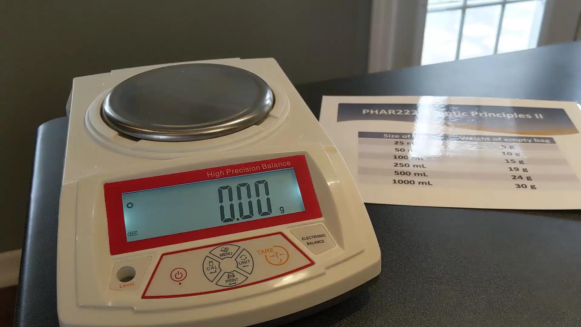 PHAR222 Overfill Volume Calculation