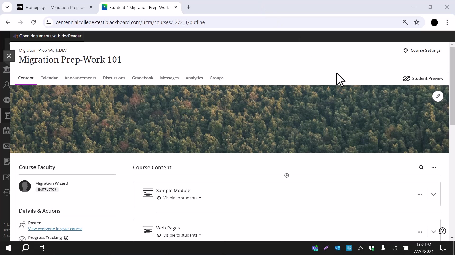 Post Migration Work: Assignments
